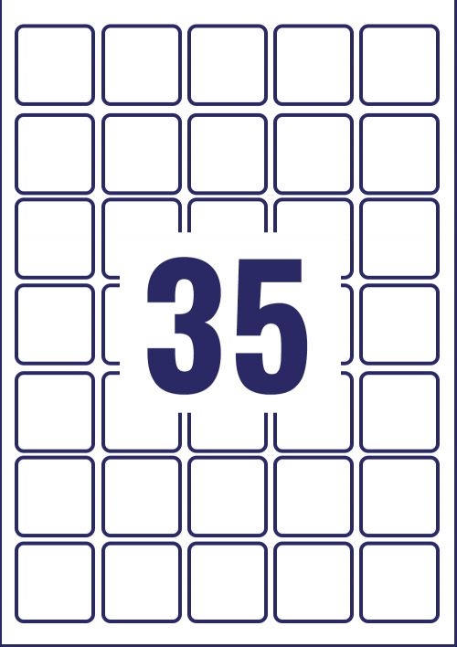 Avery QR Code Label 35x35mm 35 Per A4 Sheet White (Pack 875 Labels ...